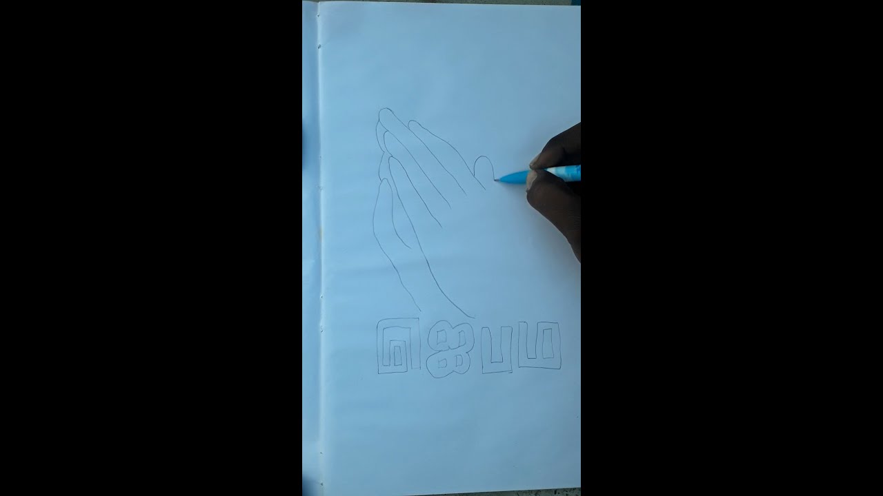How to draw a symbol of prayer / Easy draw - YouTube