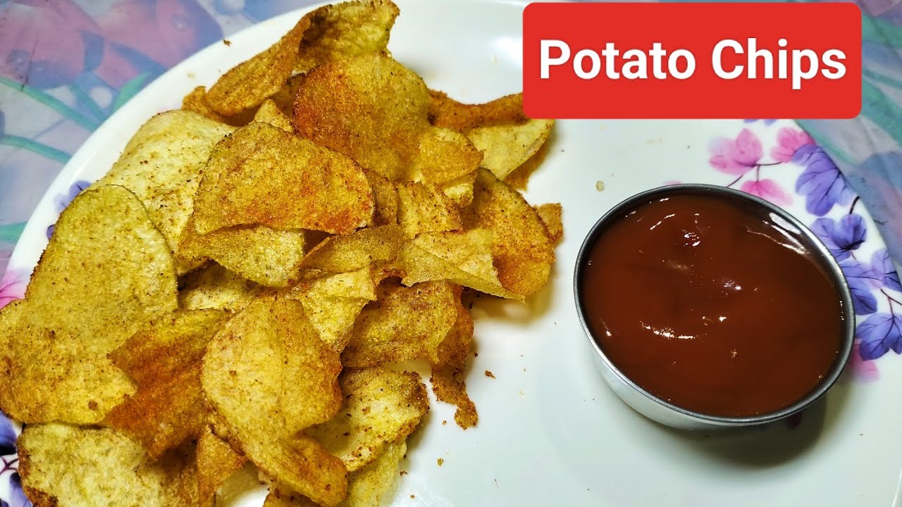 Easy aloo chips || how to make potao chips || potato chips in 2 minutes ...