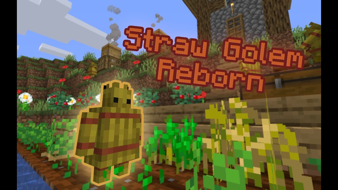 Minecraft Mod Showcase - Straw Golem Reborn - YouTube
