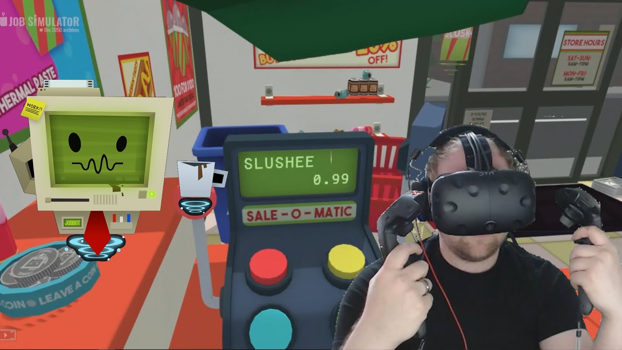 JUMBO SALE! | (Job Simulator Store Clerk HTC-VIVE-VR-Gameplay) - YouTube