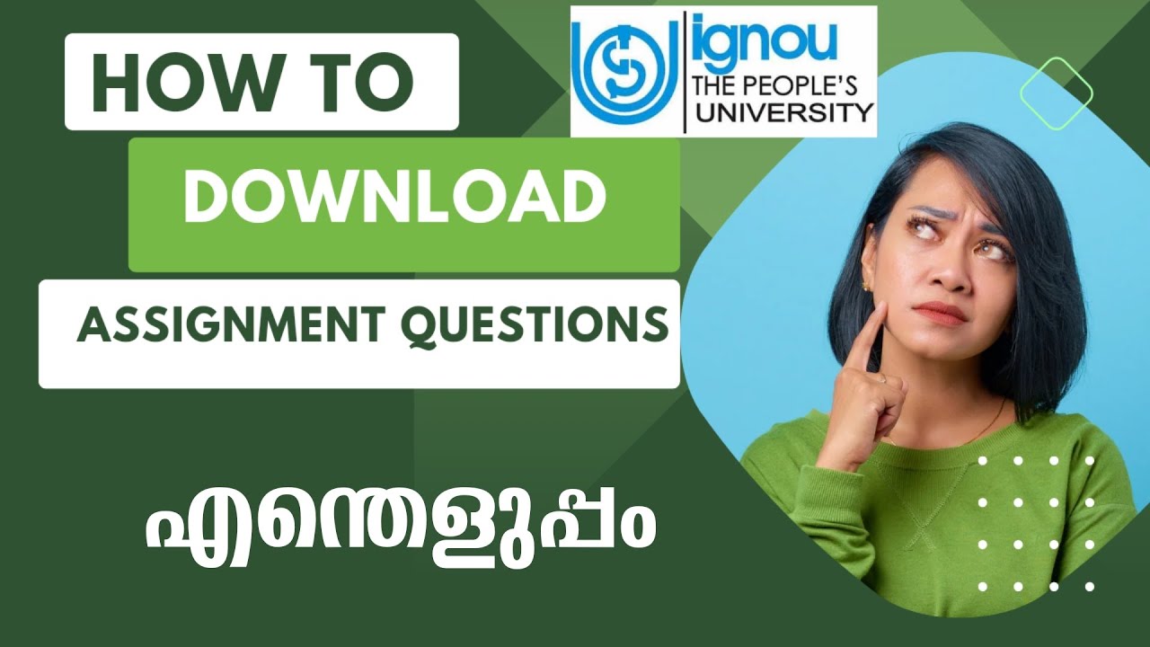 HOW TO DOWNLOAD ASSIGNMENT QUESTIONS| IGNOU ASSIGNMENT QUESTIONS 2023 # ...
