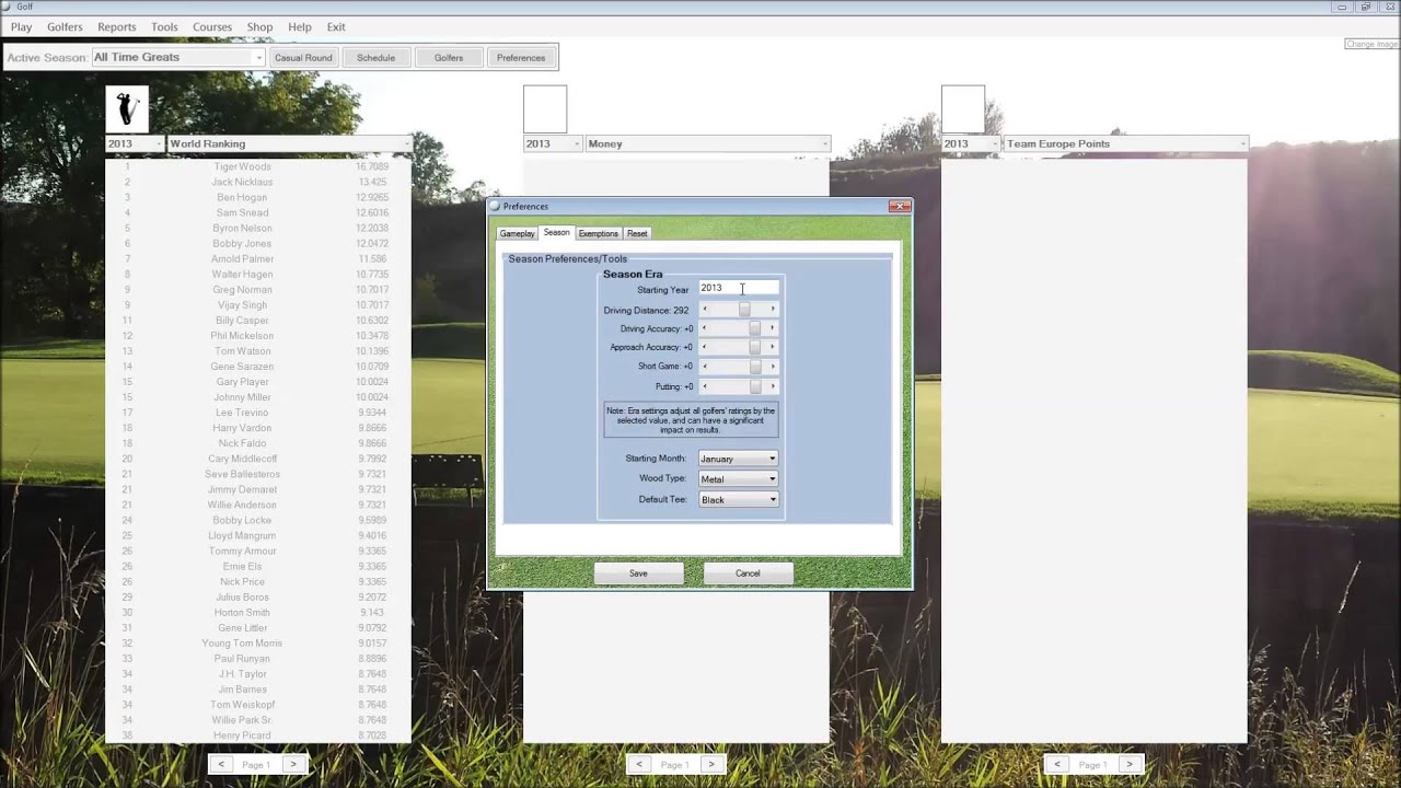 Golf Tutorial - Preferences - YouTube