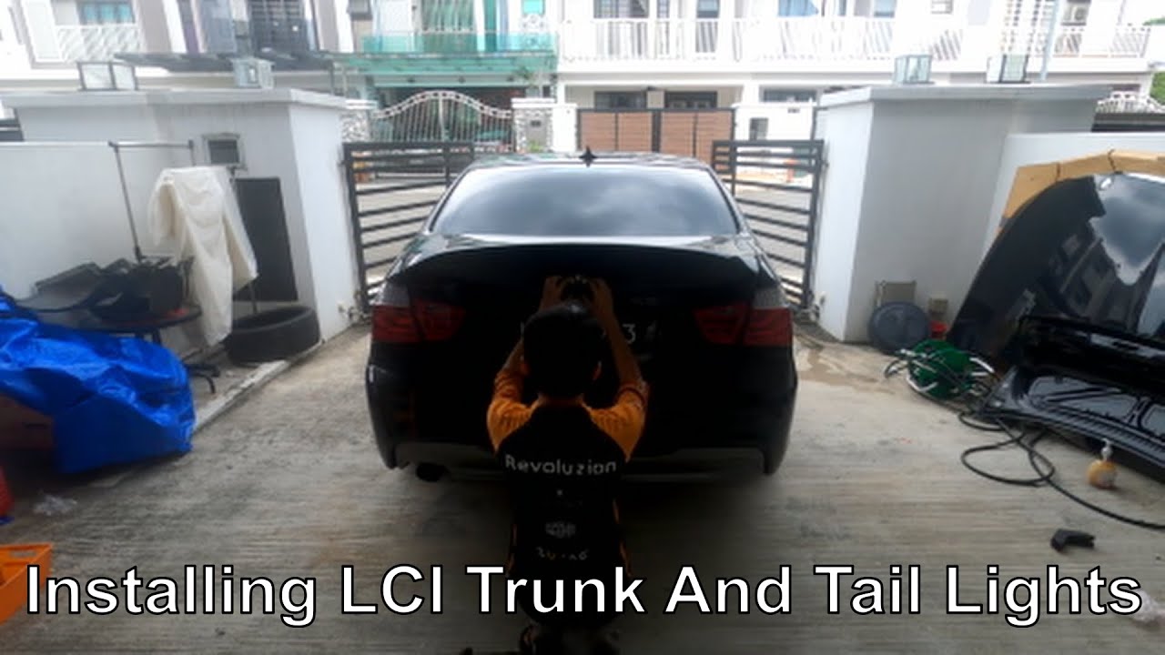 BMW E90 2JZ-GTE M3 DCT Project (EP. 20) Installing LCI Trunk And Tail ...