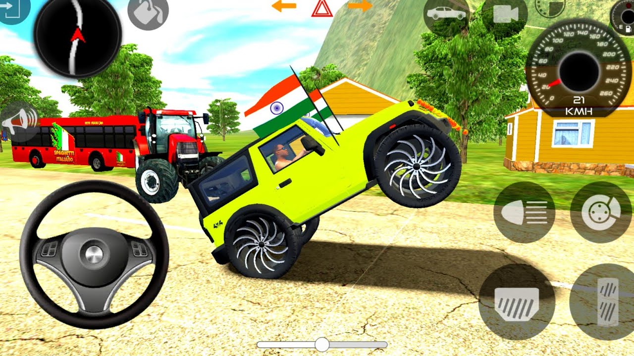 Modified Mahindra Thar Car Games: Indian Cars Gadi Wala Game Android ...