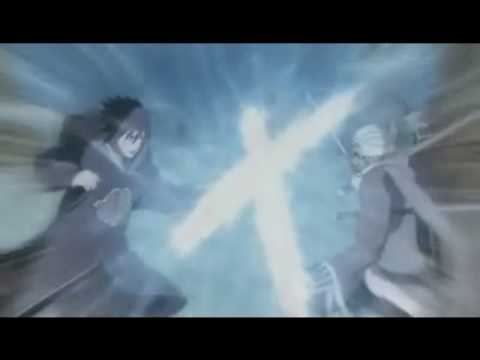 Naruto Shippuuden - Sasuke vs Killer Bee Sword Fight - YouTube