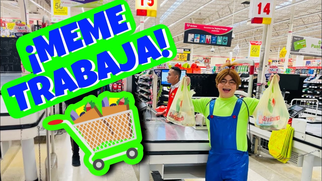 MEME TRABAJA EN EL SUPERMERCADO / GANÉ MUCHO DINERO / JUGANDO A LAS ...