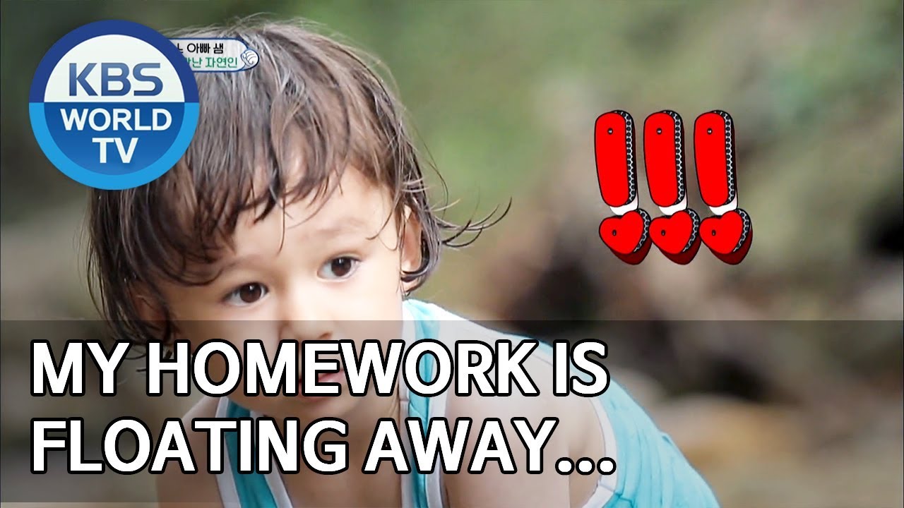 William “My homework is floating away…” [The Return of Superman/2019.09 ...