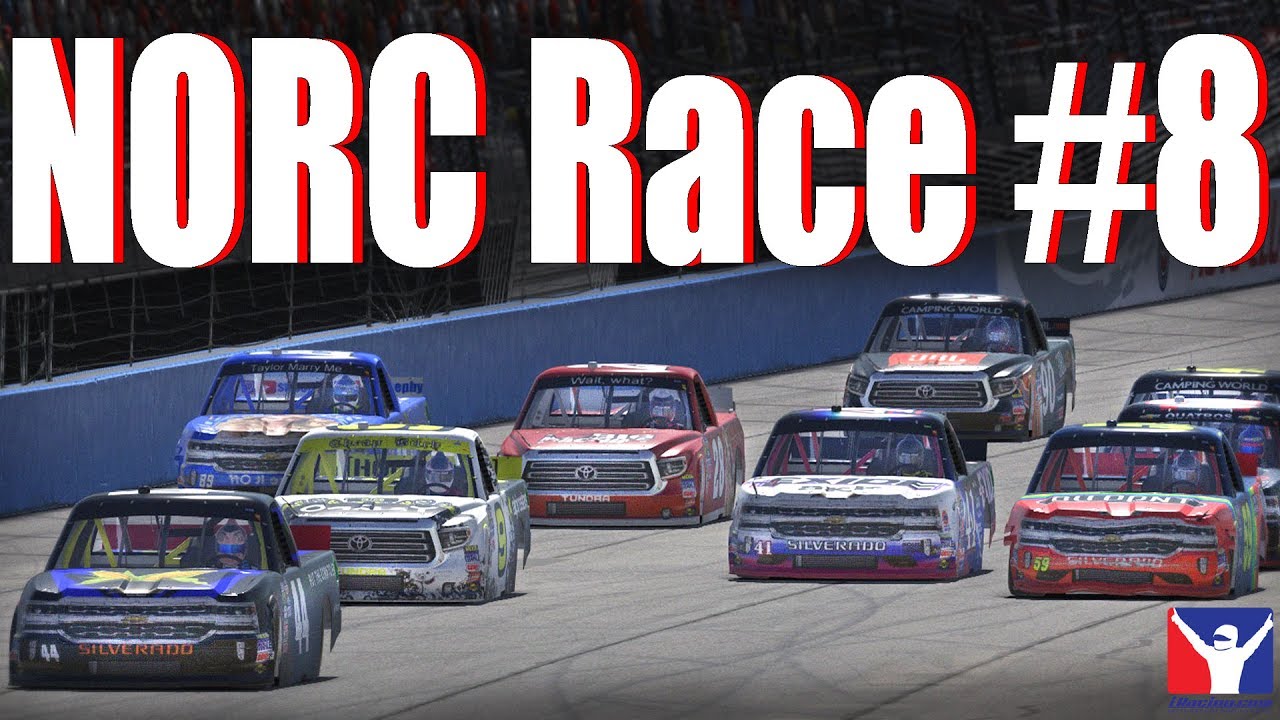NORC Season 6 Race 8 | Camping World Trucks @ Auto Club | iRacing - YouTube