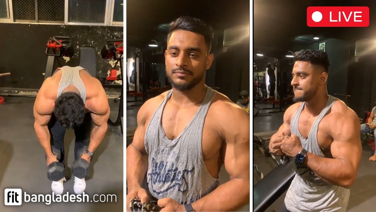 Shoulders Workout with Al Amin Sharif | Fit Bangladesh Live - YouTube