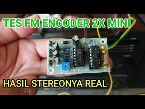 Tes stereo coder 2x encoder mini pemancar jadi stereo asli - YouTube