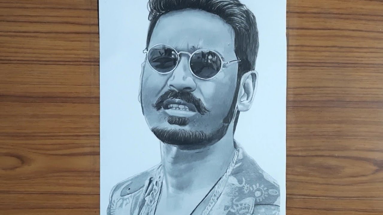 Drawing Dhanush||Drawing Maari||How To Draw Maari ||Pencil Drawing|| By ...