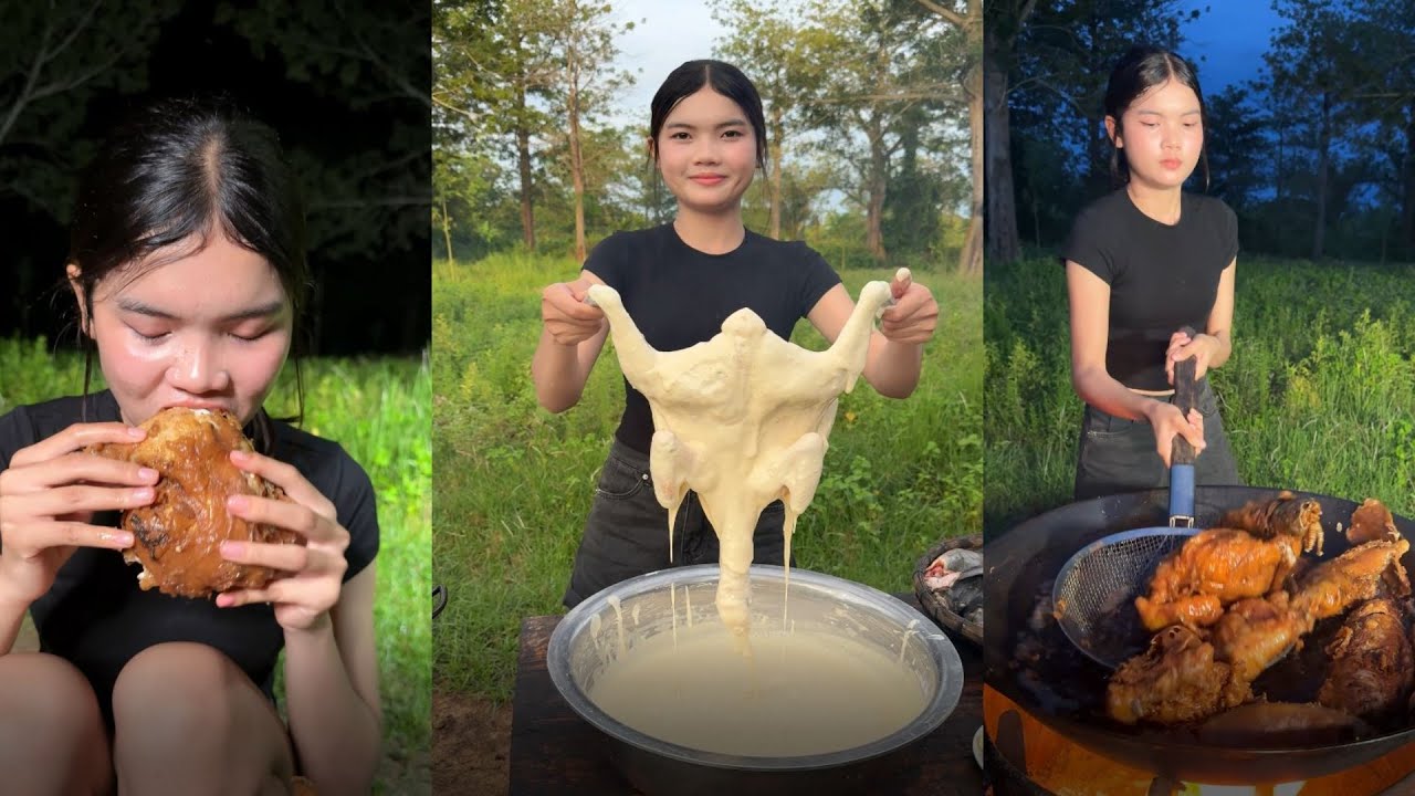 How to cook chicken with fish recipe - YouTube