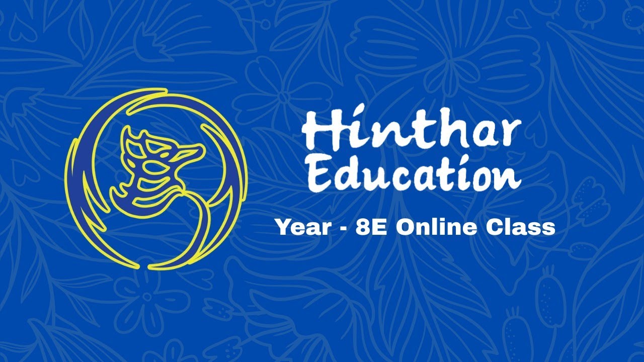 Maths Tr Aye Aye Myat 28 8 2025 Yr 8E online - YouTube