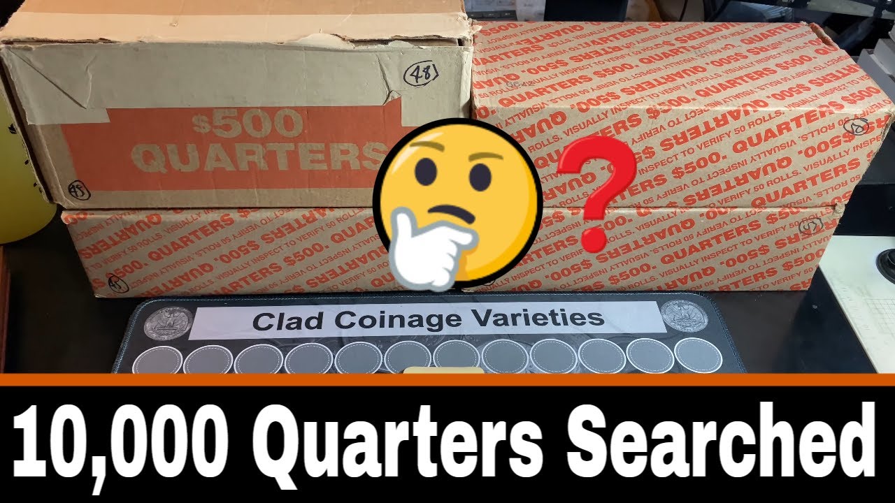 10,000 Quarters Searched - What Did We Find? - YouTube
