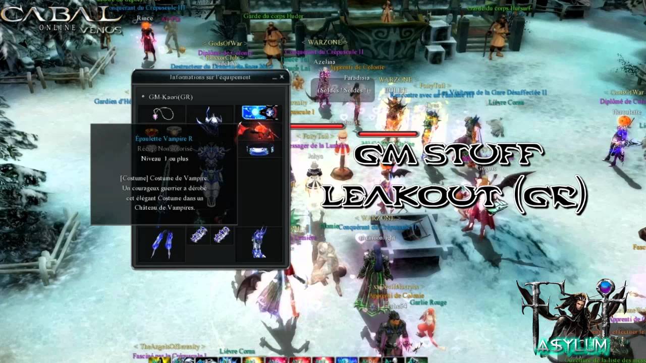 Cabal Online - GM Stuff Leakout (GR) - YouTube