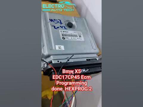 Bmw X5 EDC17CP45 ECM Programming done HEXPROG 2 #automotive # Skills ECM # Training # - YouTube