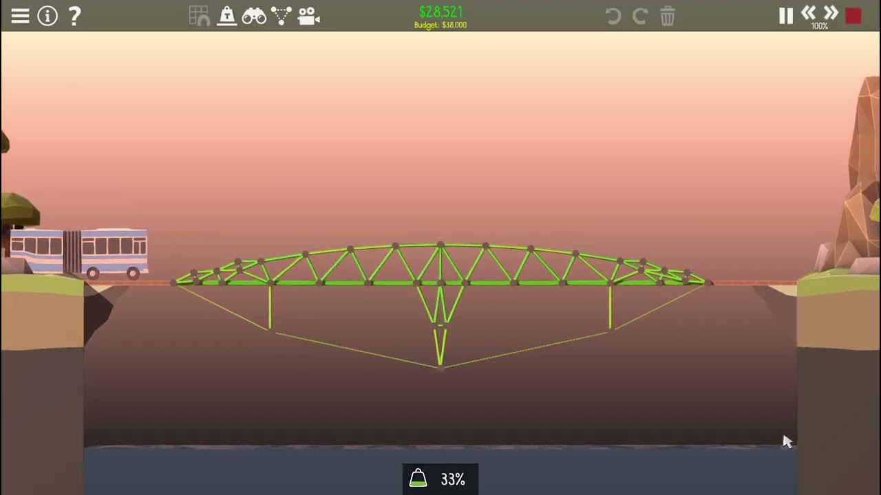 Poly Bridge 2 | 3-07 Support Cable (Solution 2) - YouTube
