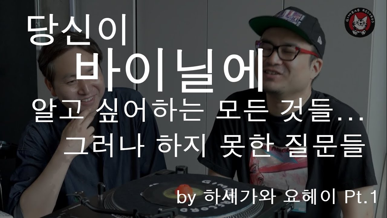 당신이 바이닐에 대해 알고 싶어하는 모든 것들 그러나 하지 못한 질문들 By 하세가와 요헤이 Pt 1 바이닐 엘피