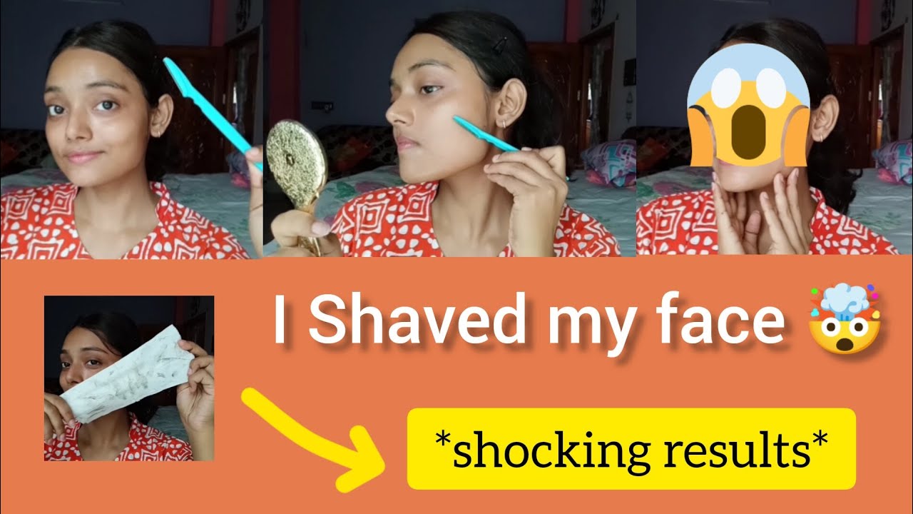 I Shaved My Face After 2 Months 😱 How To Do Face Shaving At Home