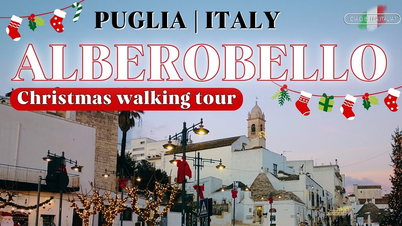ALBEROBELLO Christmas walking tour 🎄 Discover the real GEM of South ...