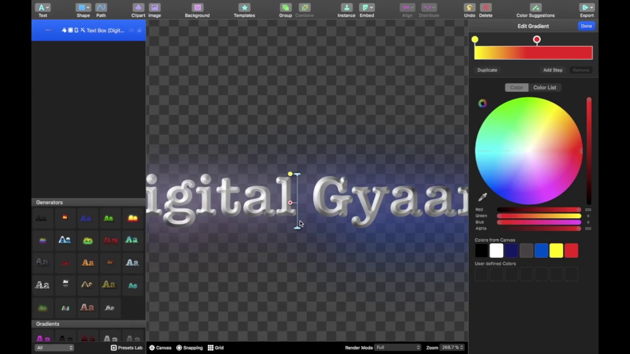 HOW TO DESIGN BRAND LOGO BY DIGITAL GYAAN || DG || HINDI || PART - 1 ...