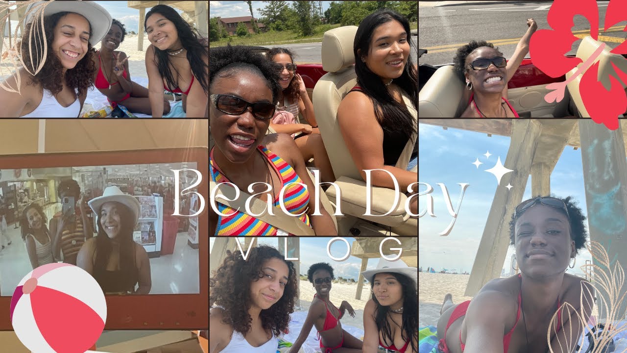 Beach Day vlog - YouTube