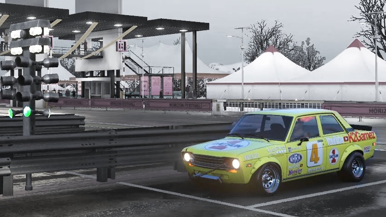 Forza Horizon 4 | Datsun 510 Swap 1.6L i4 Turbo Rally Drag Racing | G27 ...