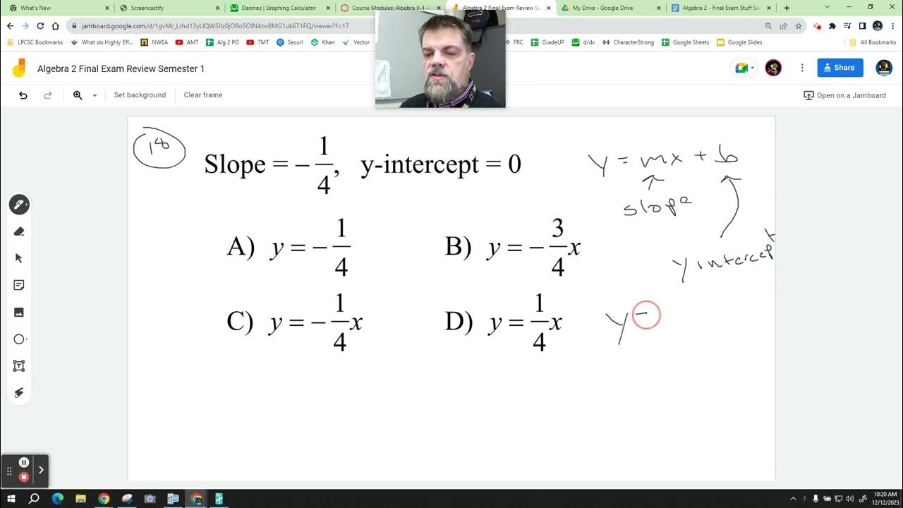 Algebra 2 Final Exam Review Problem 18 - YouTube