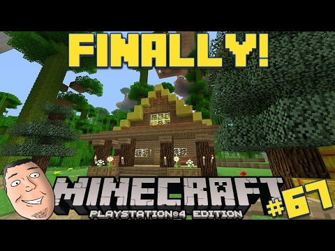 Minecraft PS4 Survival #67 | Finally, I Built A House! - YouTube
