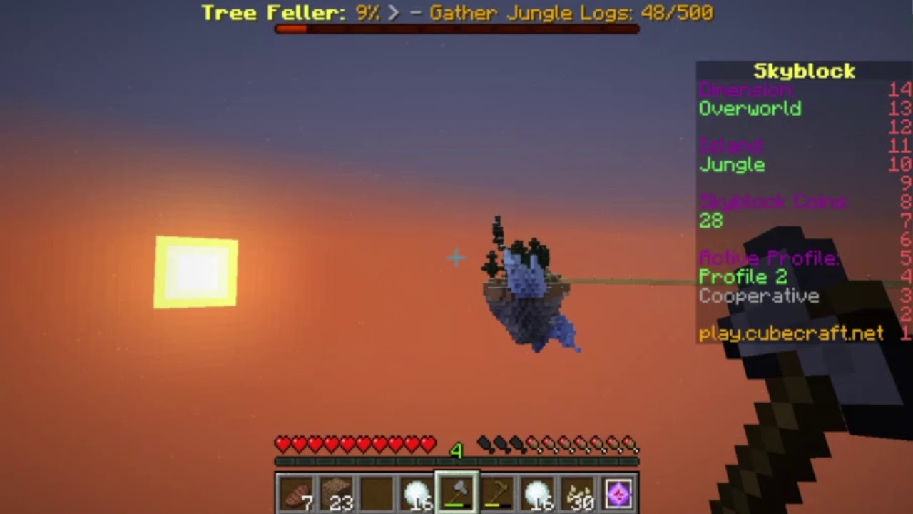 Cubecraft Skyblock: Time begins... (6) - YouTube
