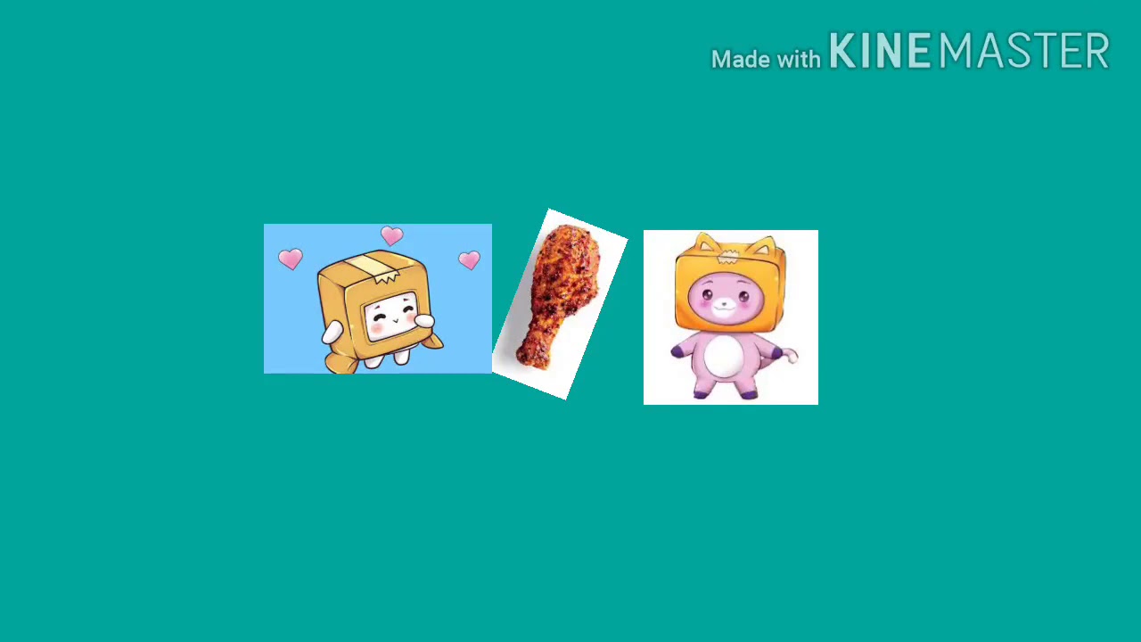 Boxy and Foxy enjoy chicken wing - YouTube
