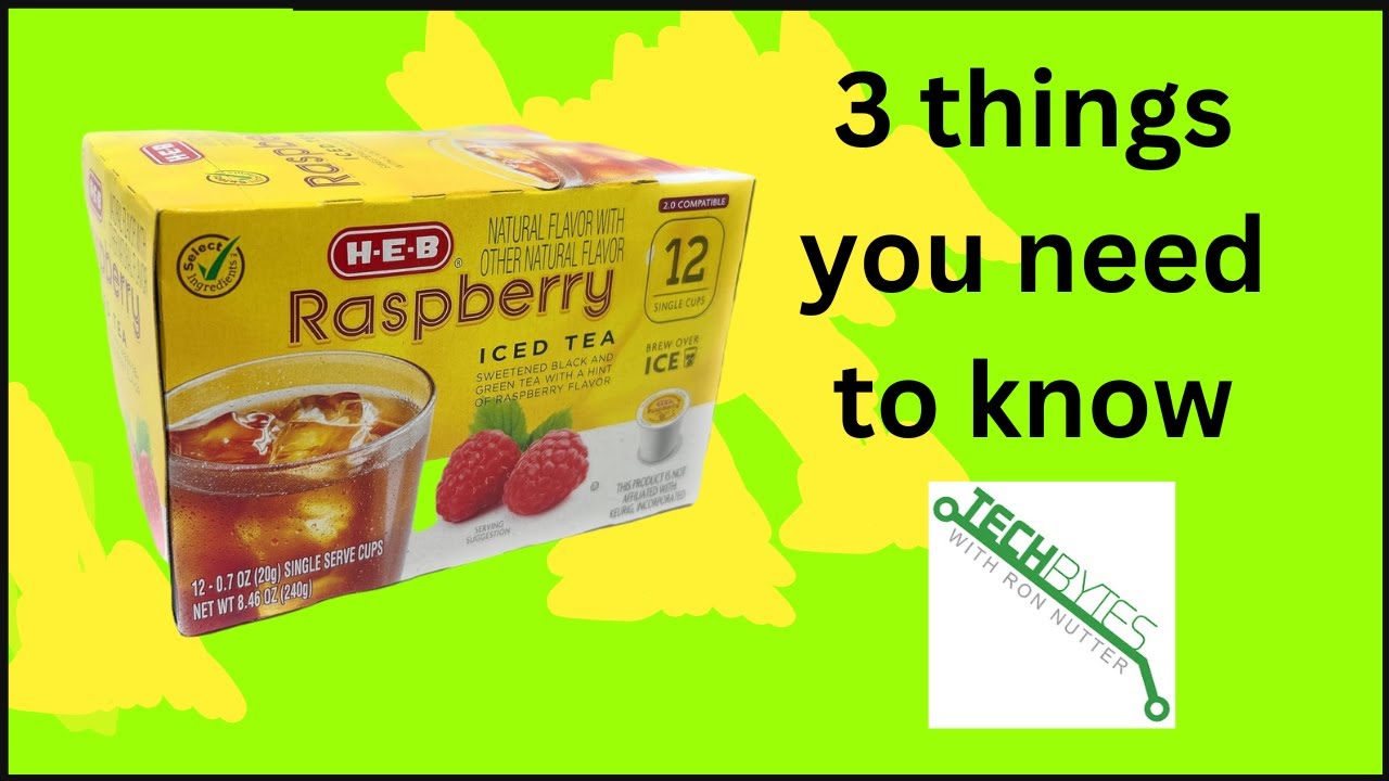 3 things to know about the Raspberry Iced Tea Single Serve Compatible ...