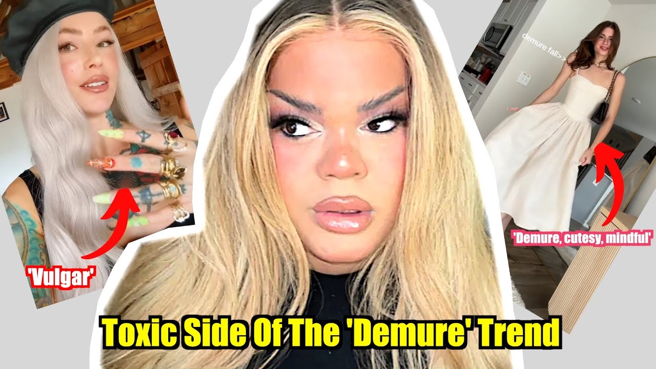The Toxic Side Of 'Demure, Mindful, Cutesy' Tiktok Trend - YouTube