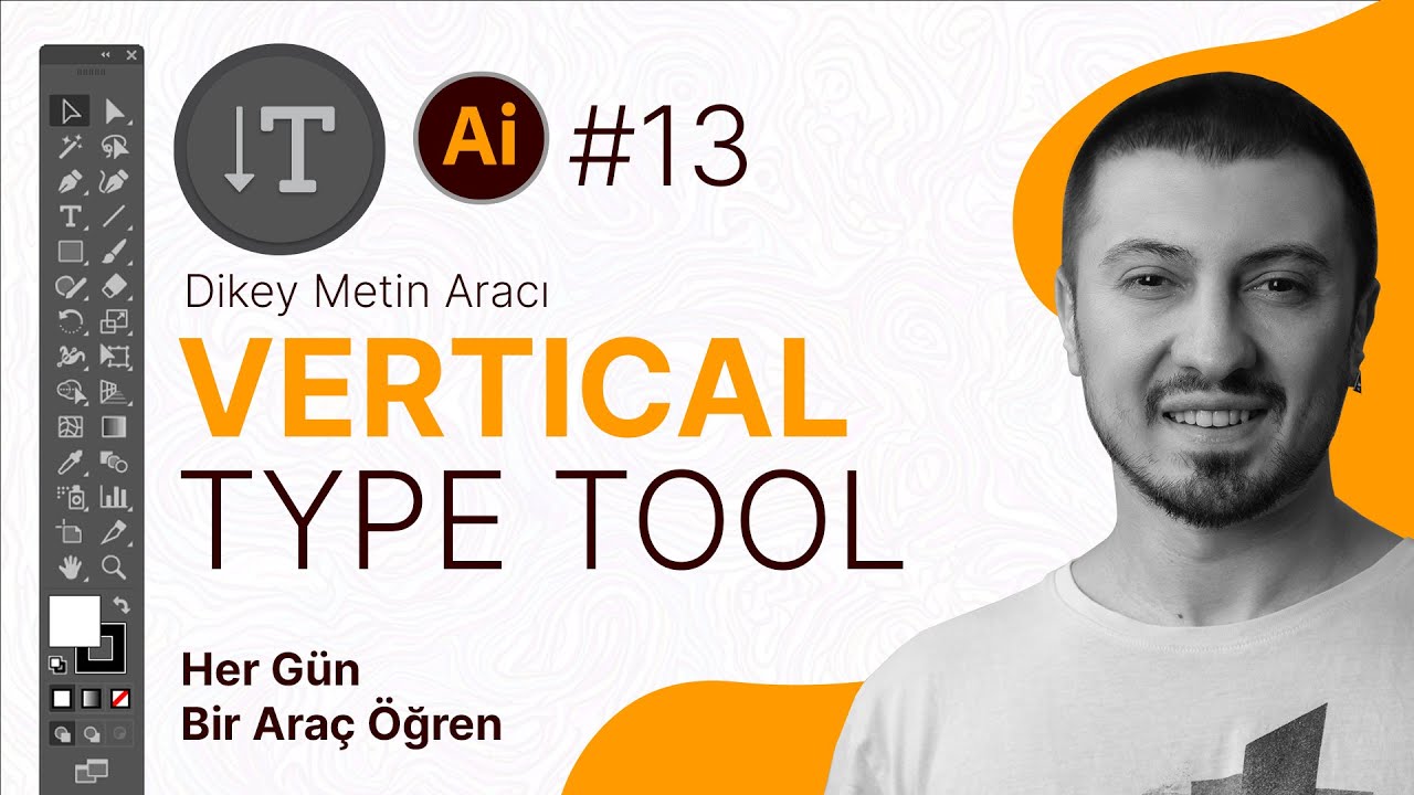 Adobe Illustrator’da Vertical Type Tool Nasıl Kullanılır? #13 - YouTube