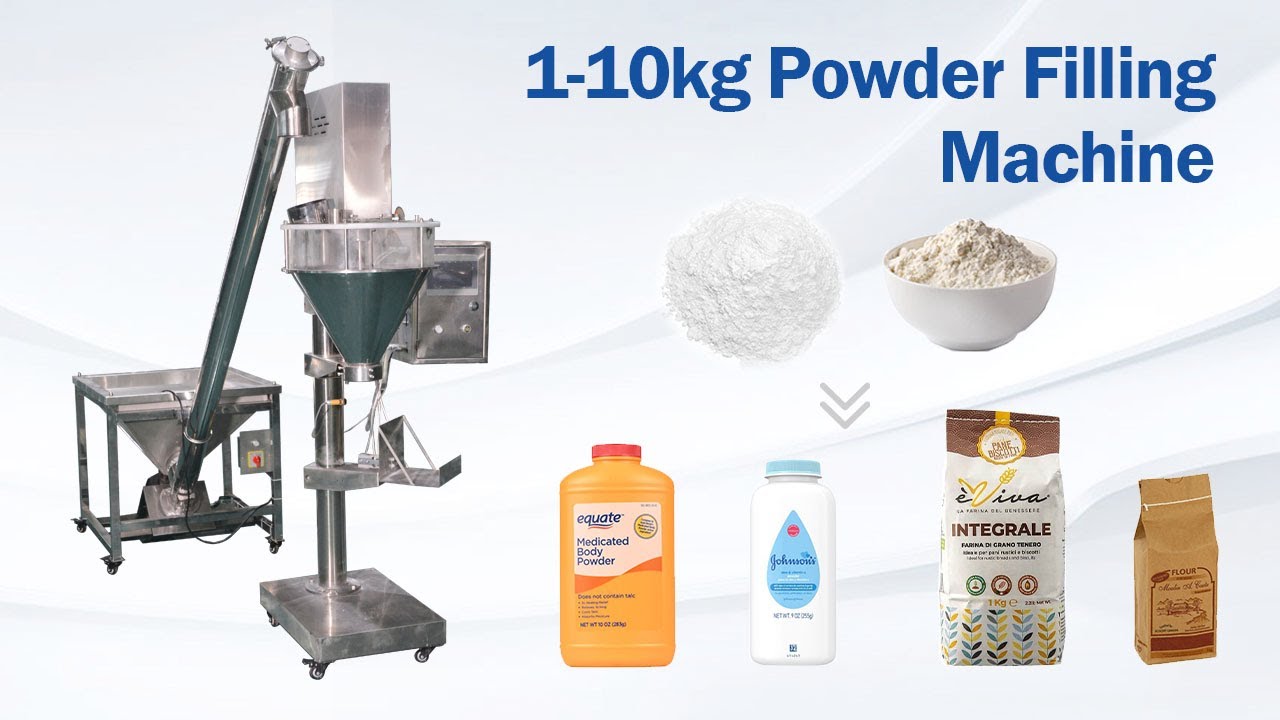 How Does the 1-10kg Powder Filling Machine Work | Operating and Testing ...