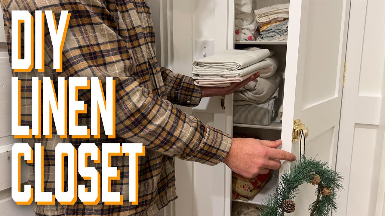 Building A Linen Closet - YouTube