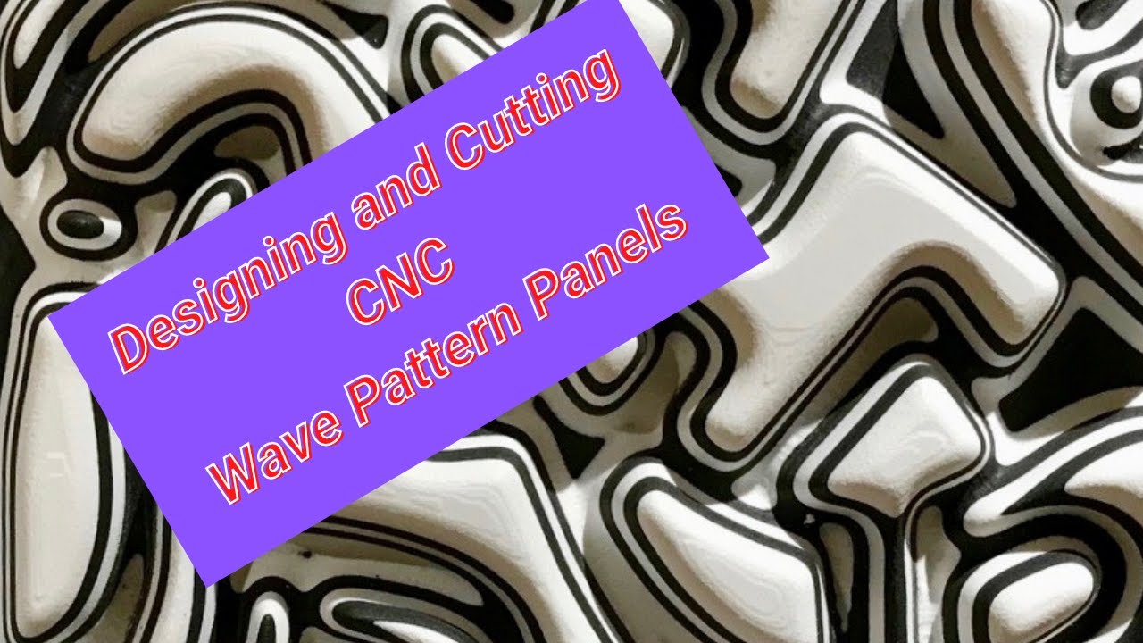 How to design and create CNC Wave Art panels - YouTube