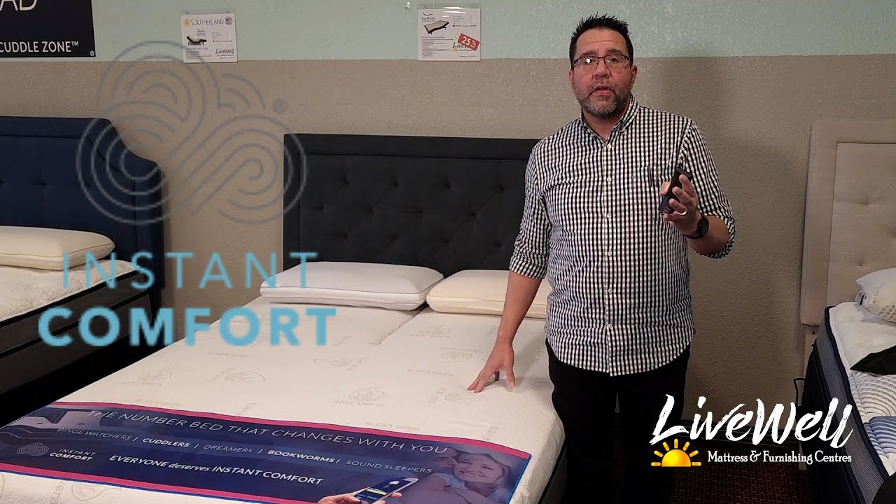 Instant Comfort S7 Mattress: The Firm to Ultrafirm Number Bed - YouTube
