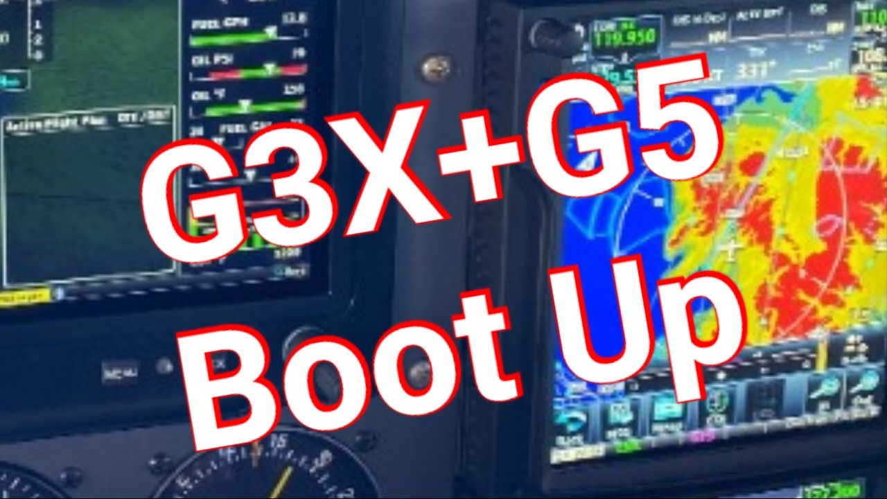 Boot Up G3X + G5 - YouTube