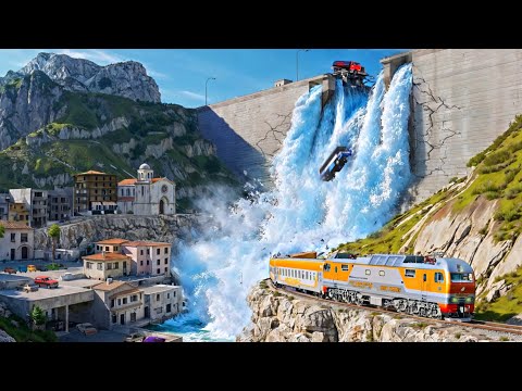 CHAOS FLOOD │ Unstoppable BeamNG Drive Disaster