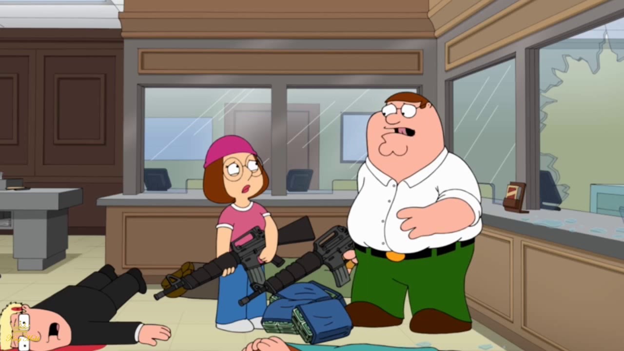 Family Guy - Bank Robbery - YouTube