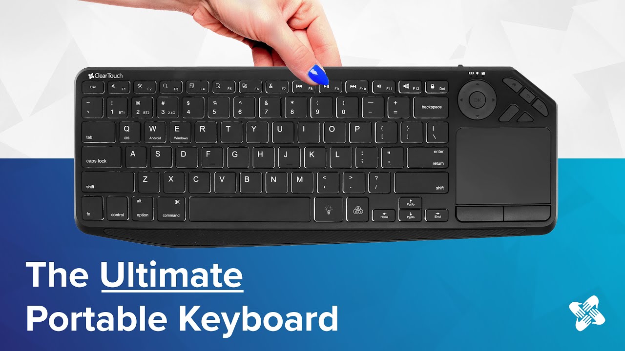 KB200 | Clear Touch Keyboard - YouTube