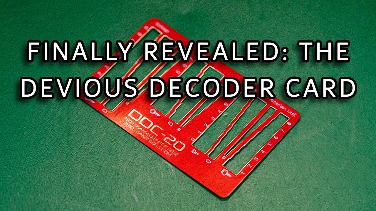 Revealed: The Devious Decoder Card - YouTube