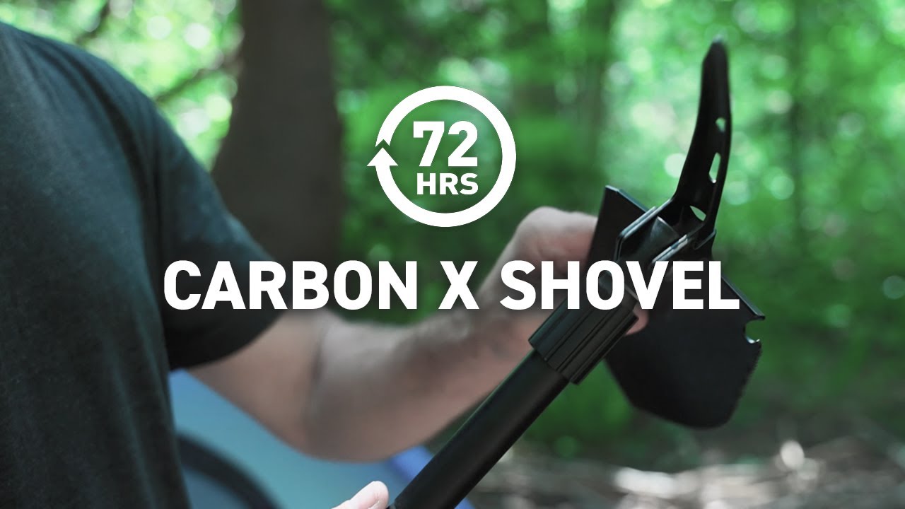 72HRS CarbonX Shovel: Superior Lightweight Utility - YouTube