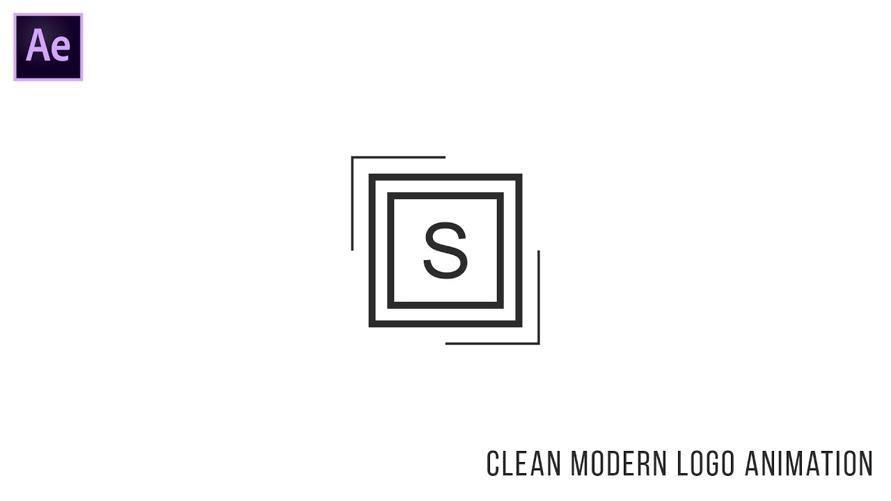 After Effects Tutorial #11 - Clean Modern Logo Animation - YouTube