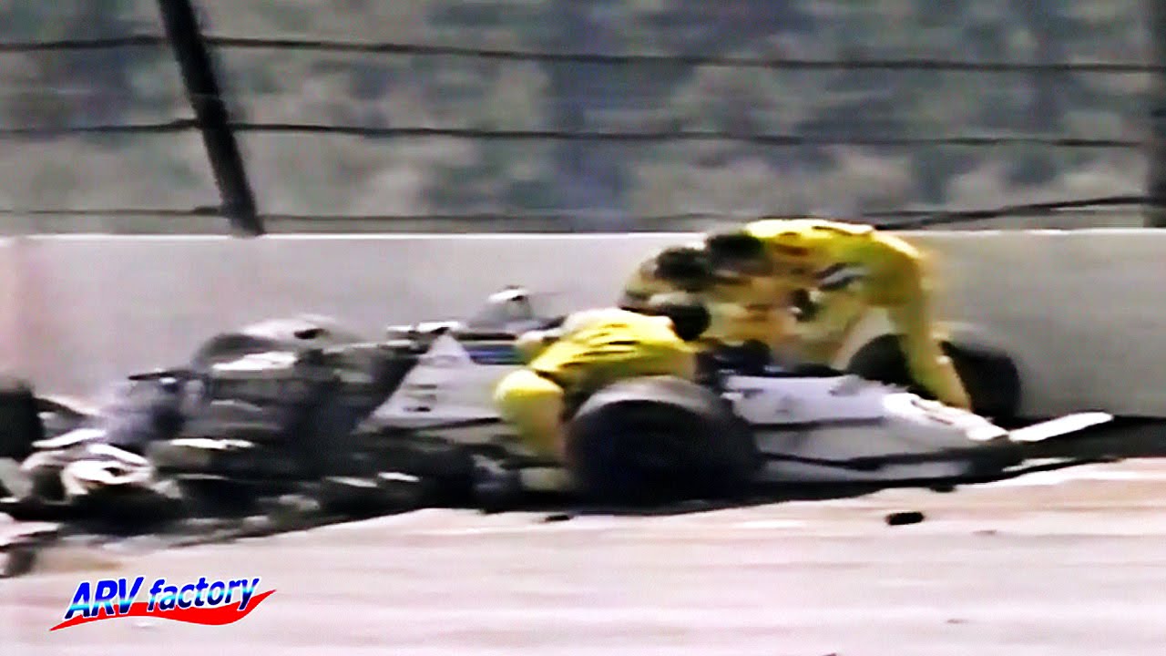 Mario Andretti Big Crash 1988 CART Quaker Stste 500 - YouTube