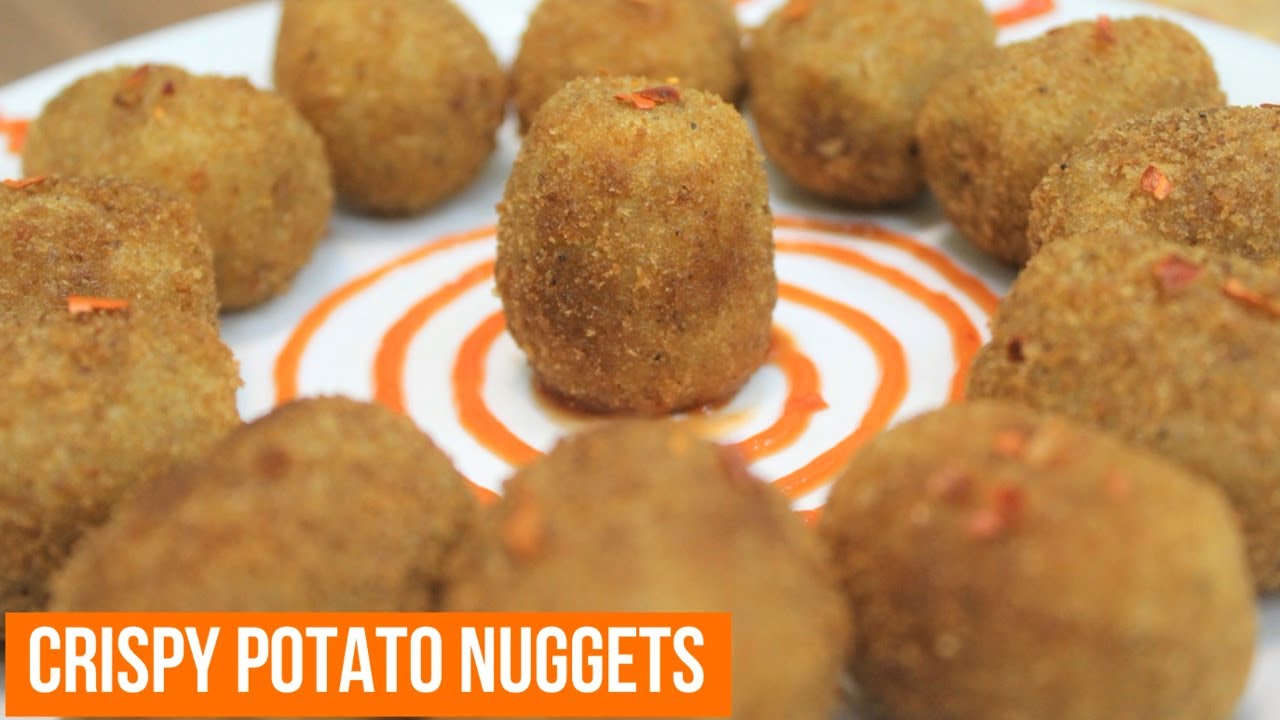 Crispy Potato Nuggets Recipe Without Cheese - Easy Party Starter Potato ...