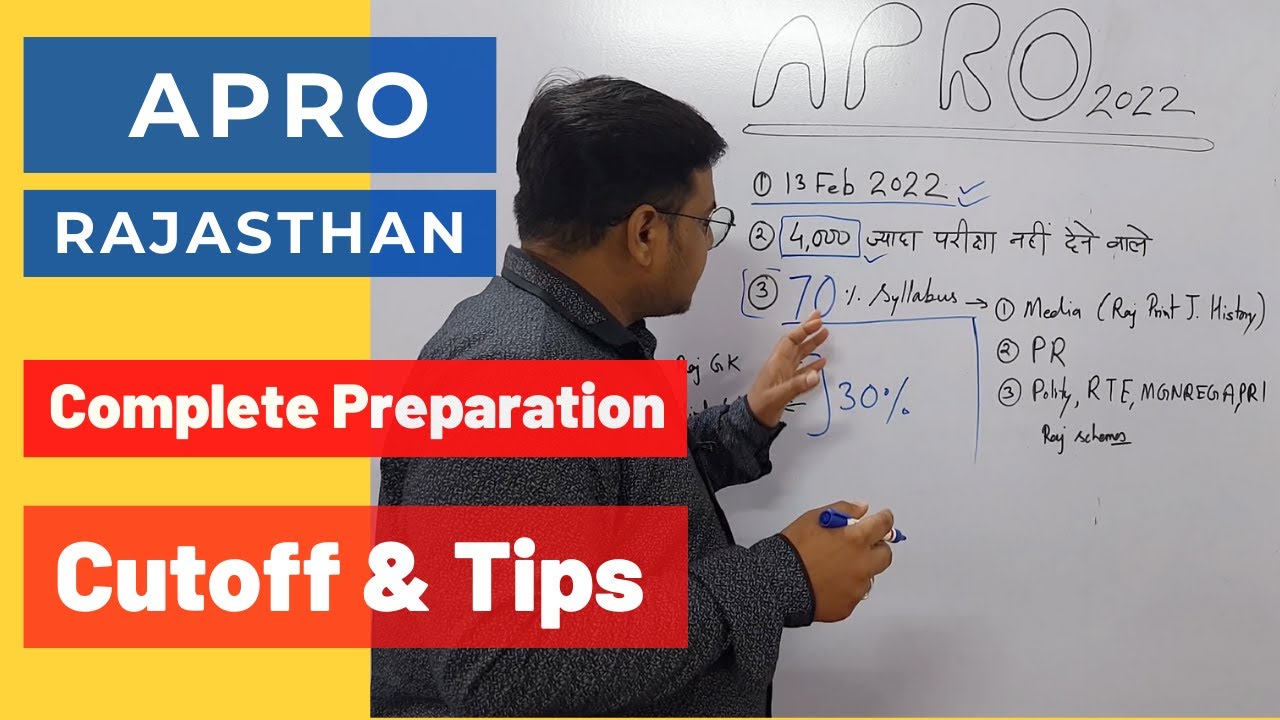 #APRO Raj. Cutoff, Tips & Complete Preparation - YouTube