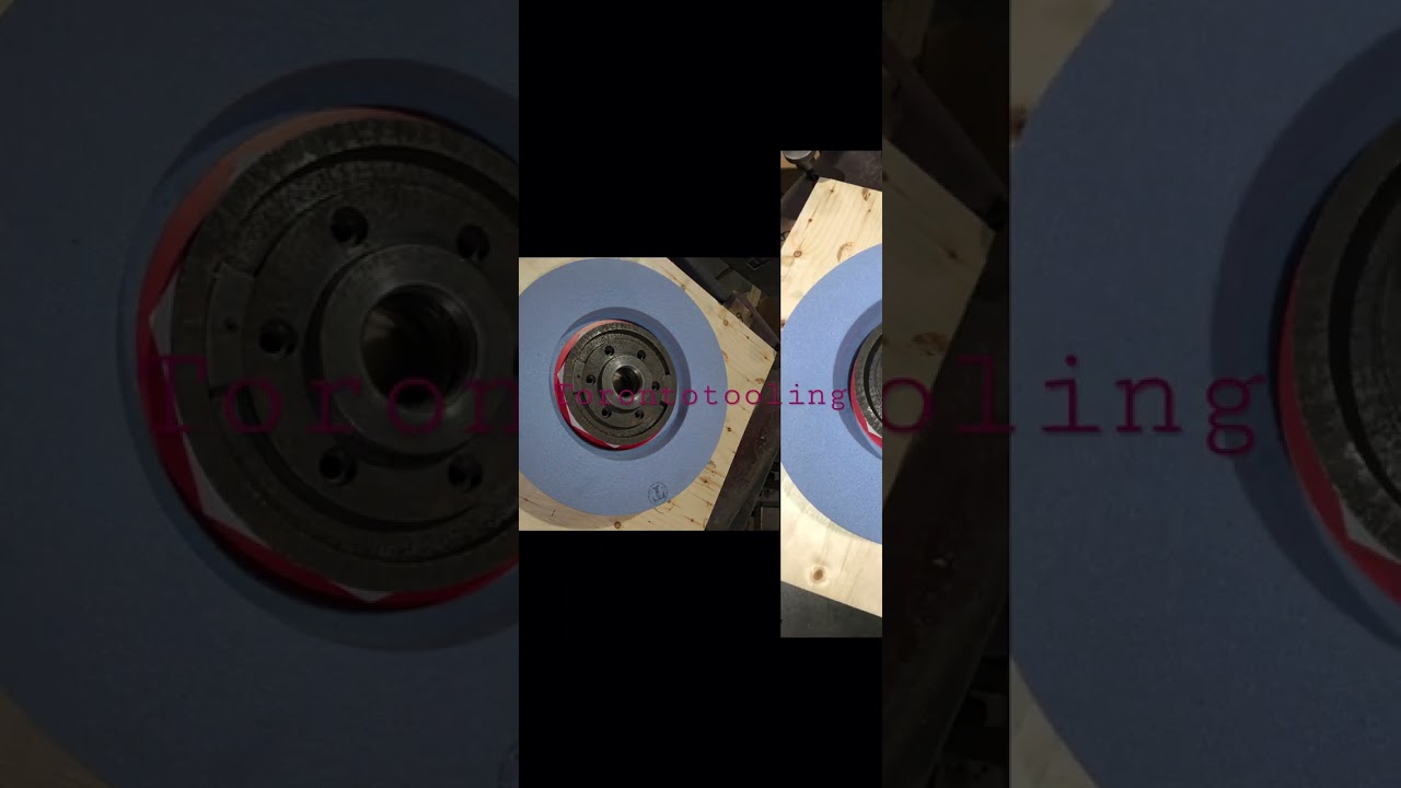 Grinding wheel installation for chevalier - YouTube