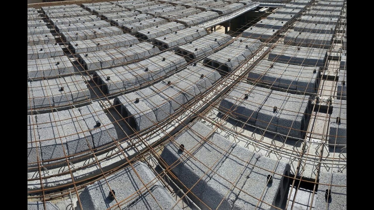 Hollow block slabs 2 (Example) - YouTube